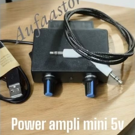 Jual power ampli mini 5v ampli mini PAM 8403 HW 104 dengan input jack 3 ...