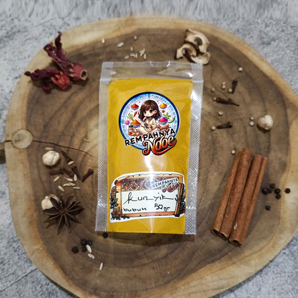 Jual Kunir Kunyit Bubuk Murni / Ground Turmeric Powder 50gr 100gr ...