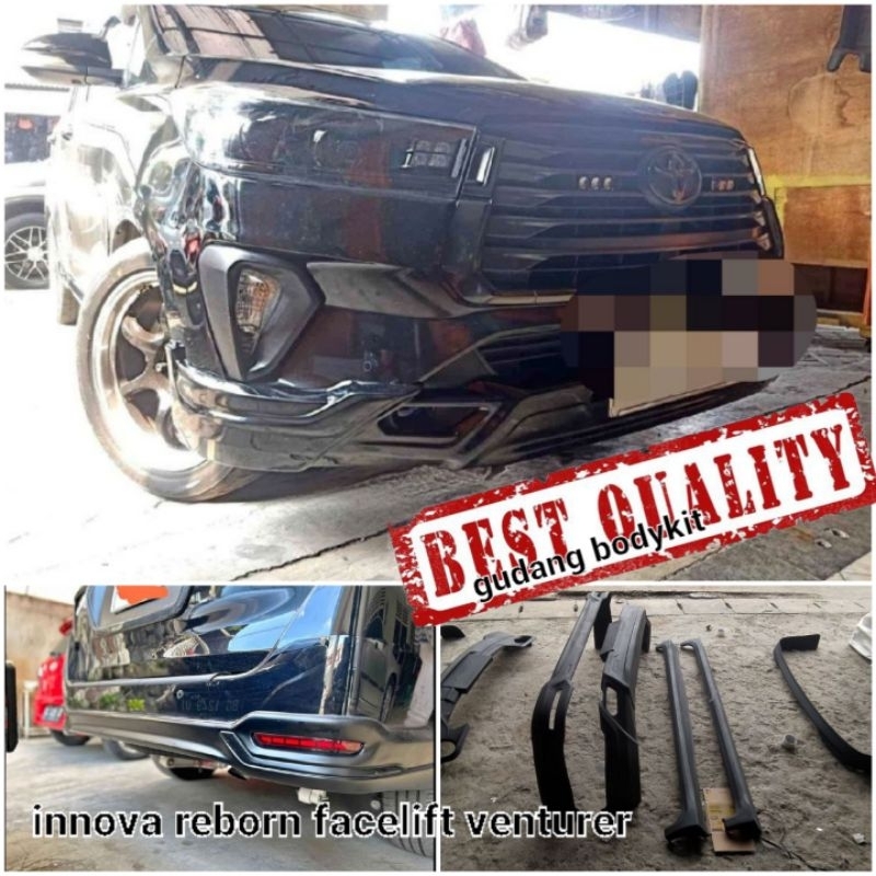 Jual Bodykit innova facelift venturer bodykit innova reborn 2021 2022 ...