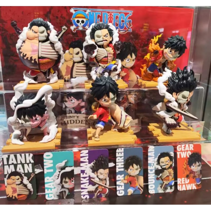 Jual Miniso x mighty jacxx fun boxx one piece Blind box (Luffy's Gear edition) | Shopee Indonesia