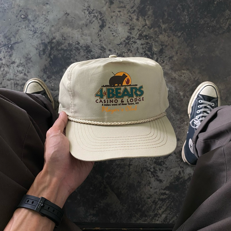 Jual VINTAGE ROPE HAT - 4 BEARS (New Old Stock) | Shopee Indonesia