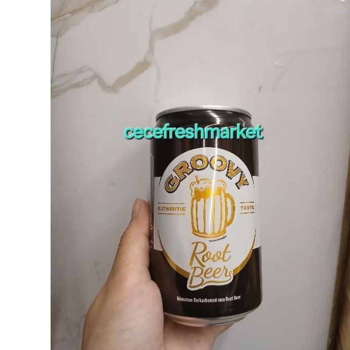 Jual Jual Root beer Groovy can minuman berkarbonasi pack 330 ml ...