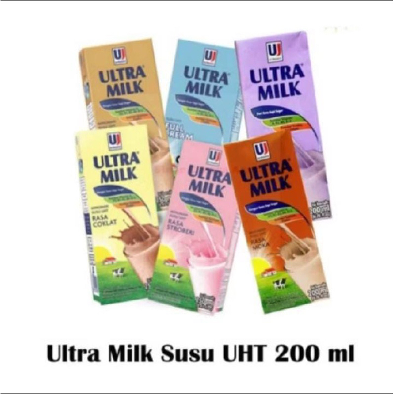 Jual Susu Ultra Milk UHT 200 ML | Shopee Indonesia