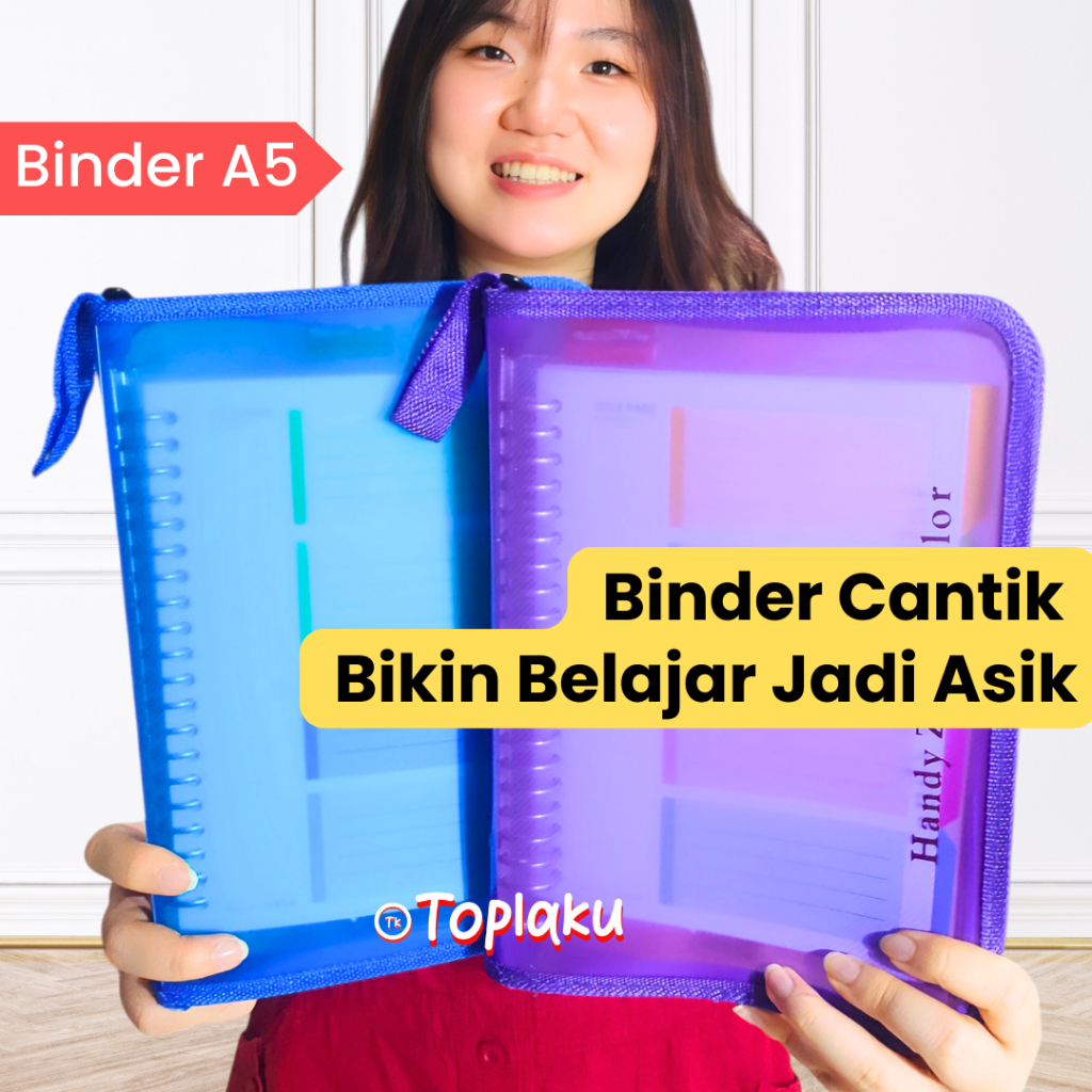 Jual Buku Binder Kuliah A5 Aesthetic ANTI AIR Lucu Tulis Catatan Kecil ...
