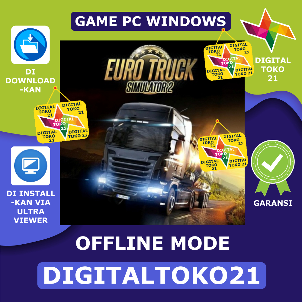 Jual [Diinstallkan] Euro Truck Simulator Full Version Game Windows Full ...