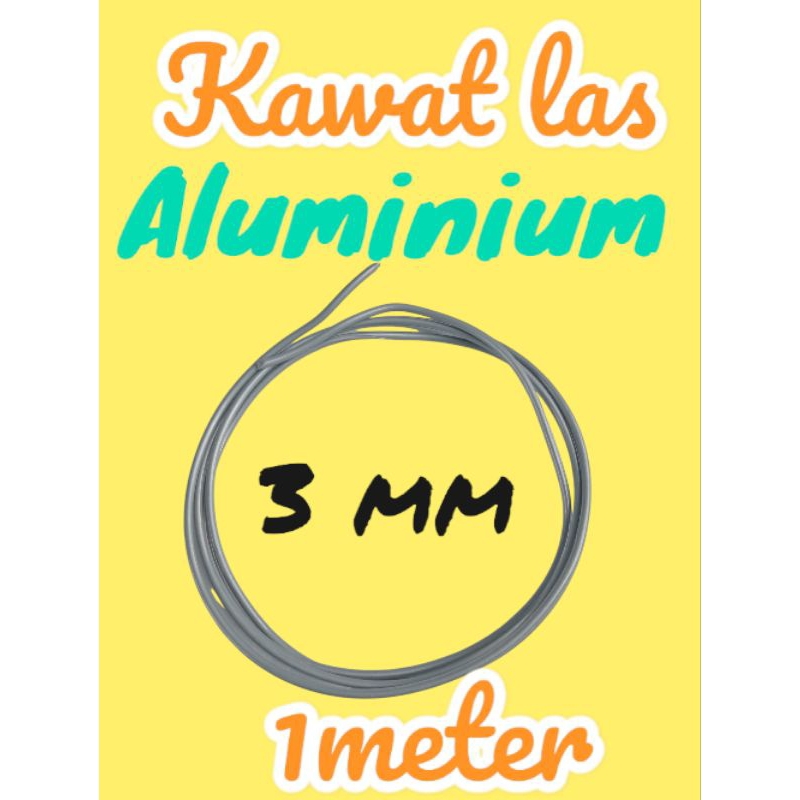 Jual kawat las aluminium ukuran 3mm | Shopee Indonesia