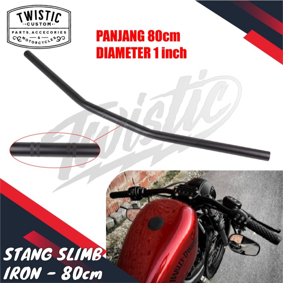 Jual Stang Motor Slimb Iron Drag Bar Harley Sportster Benelli EFI EVO ...