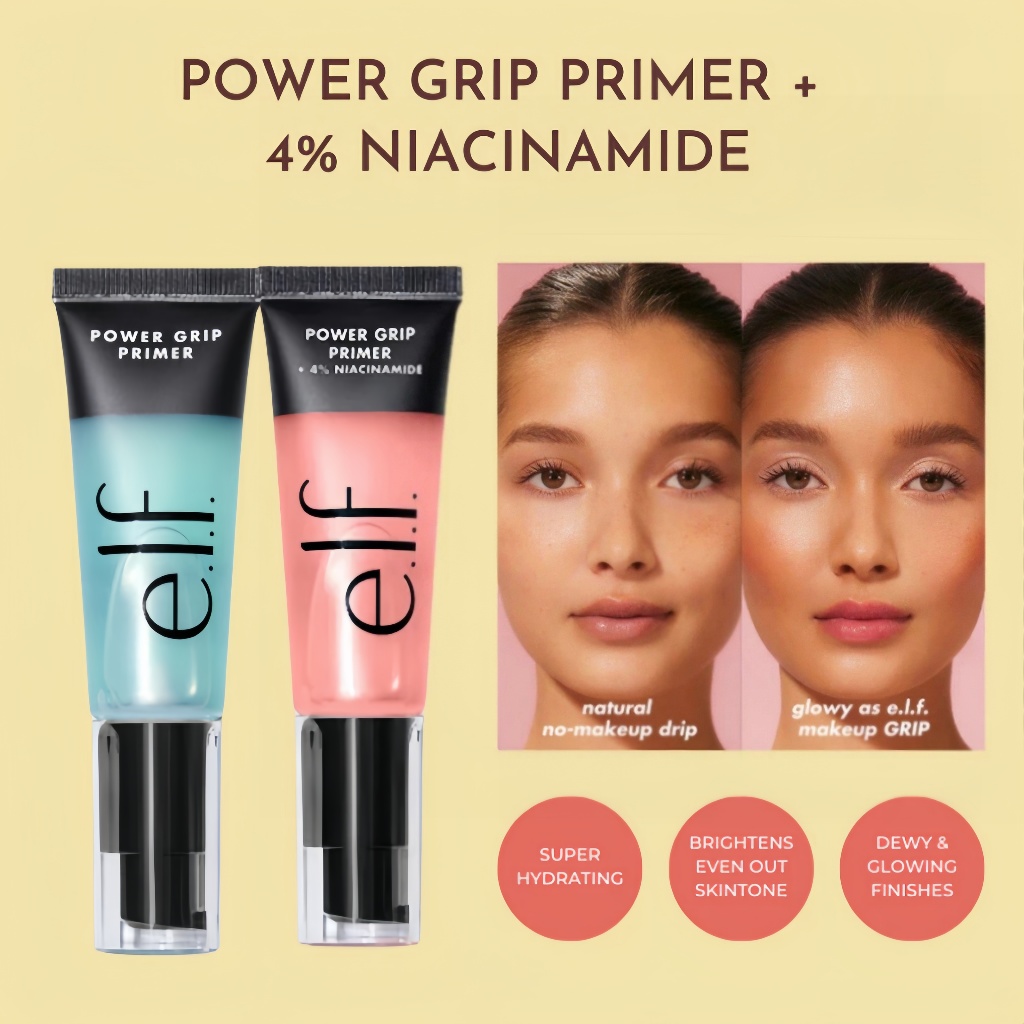 Jual ELF Power Grip Primer 24ml /Elf Power Grip Primer + 4% Niacinamide ...