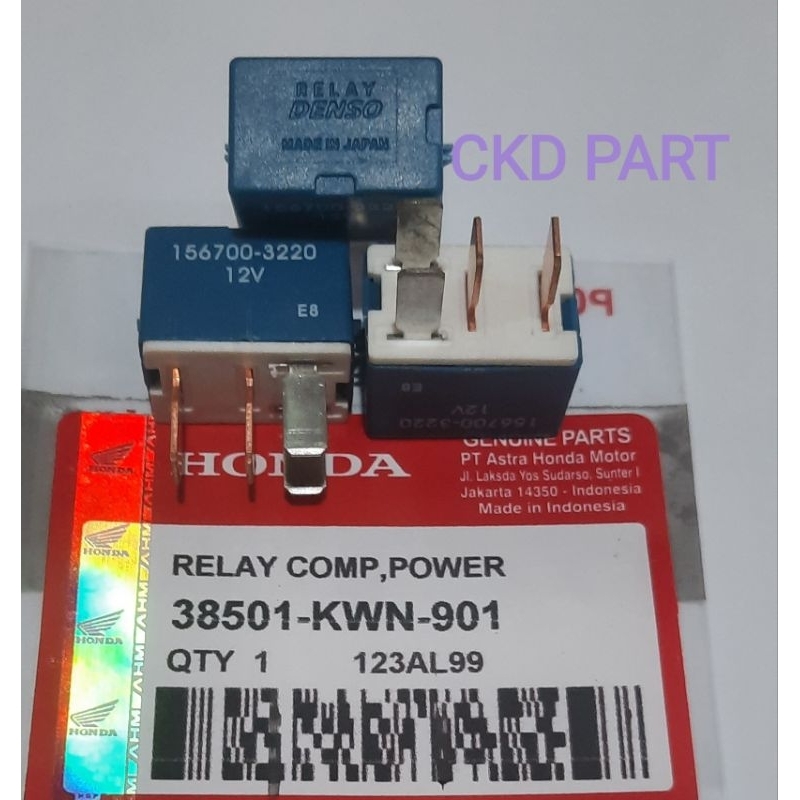 Jual relay stater kaki 4 beat fi vario 125/150 beat street beat eco ...