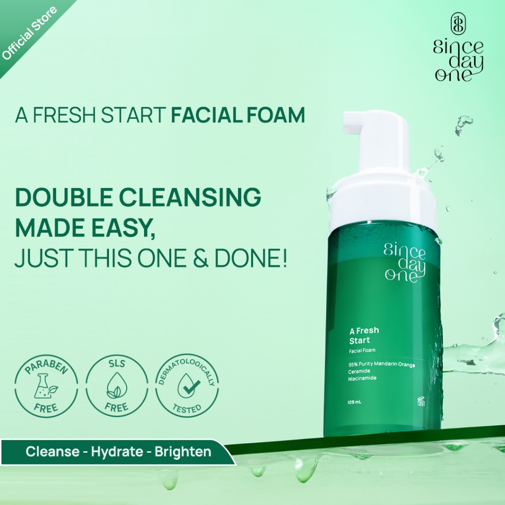 Jual Since Day One - A Fresh Start Facial Foam - Water Based Facial ...
