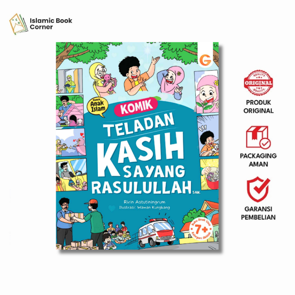 Jual Islamic Book Corner - Komik Anak - Komik Teladan Kasih Sayang ...