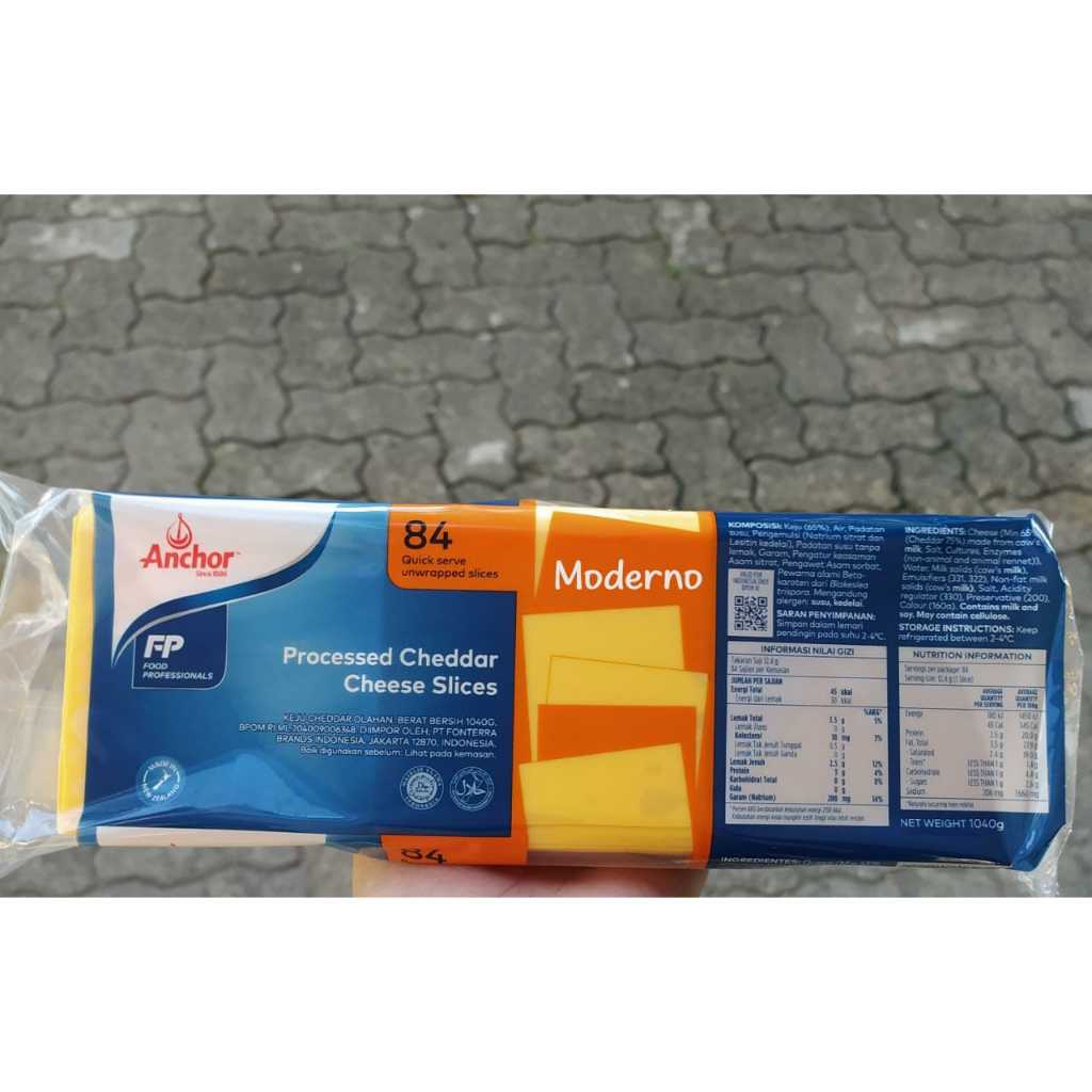 Jual Anchor red cheddar Cheese 84 slice - Anchor processed cheddar ...