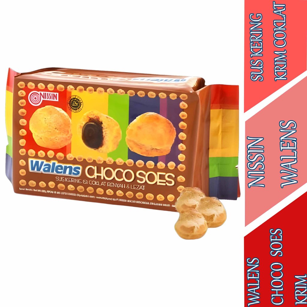Jual Walens Choco Soes - Nissin Walens - Sus Kering Isi Cokelat - 100gr ...