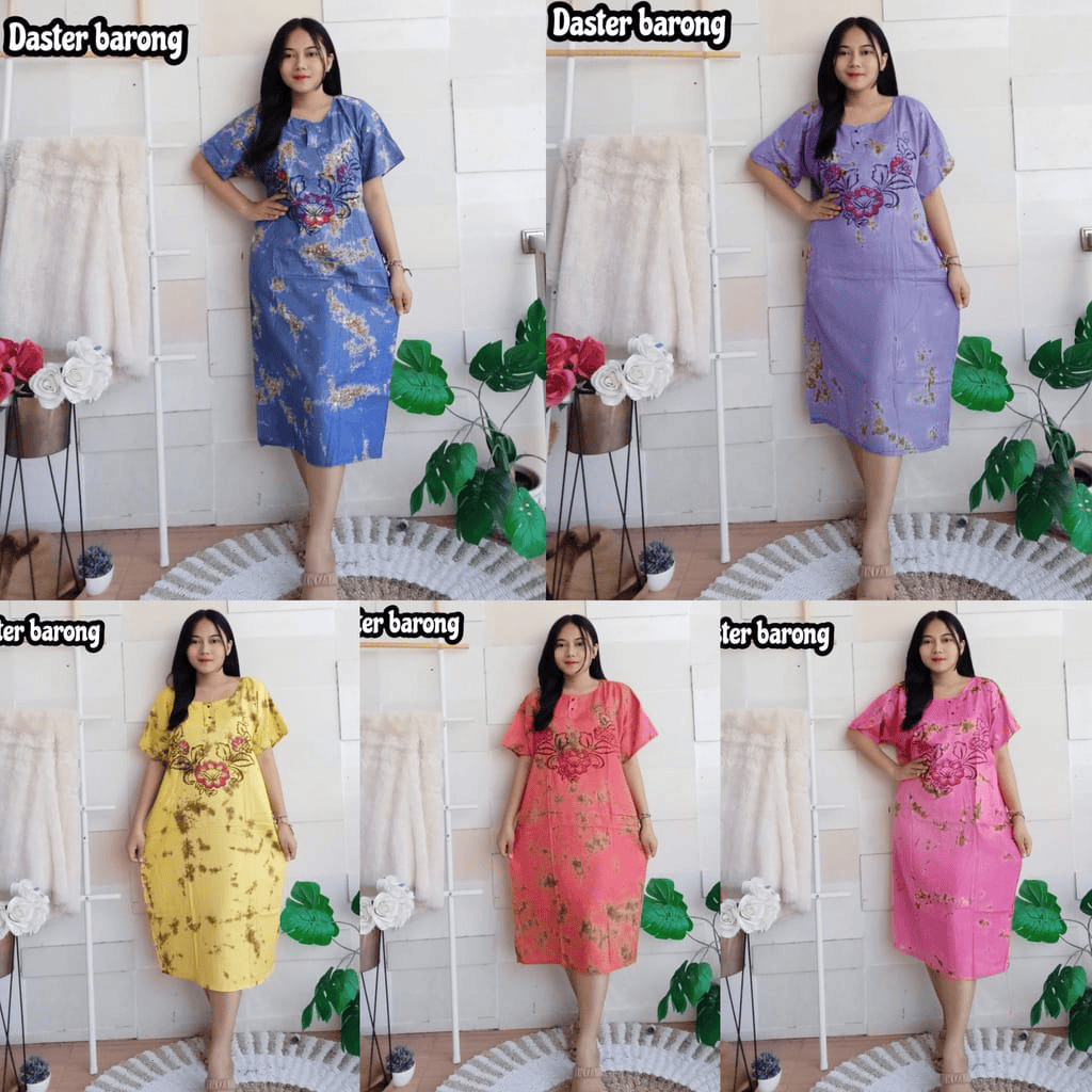 Jual Daster Bali Bahan Katun Rayon adem daster kekinian cantik | Shopee ...