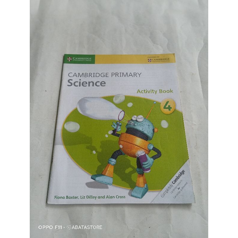 Jual BUKU CAMBRIDGE PRIMARY SCIENCE ACTIVITY BOOK 4 FIONA BAXTER ...