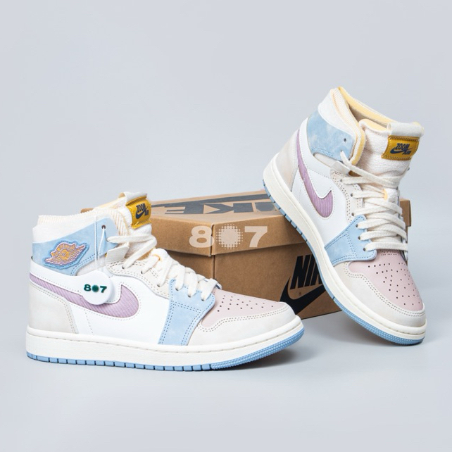 Jual Asli & Ready Air Jordan 1 High Zoom Pink Oxford | Shopee Indonesia