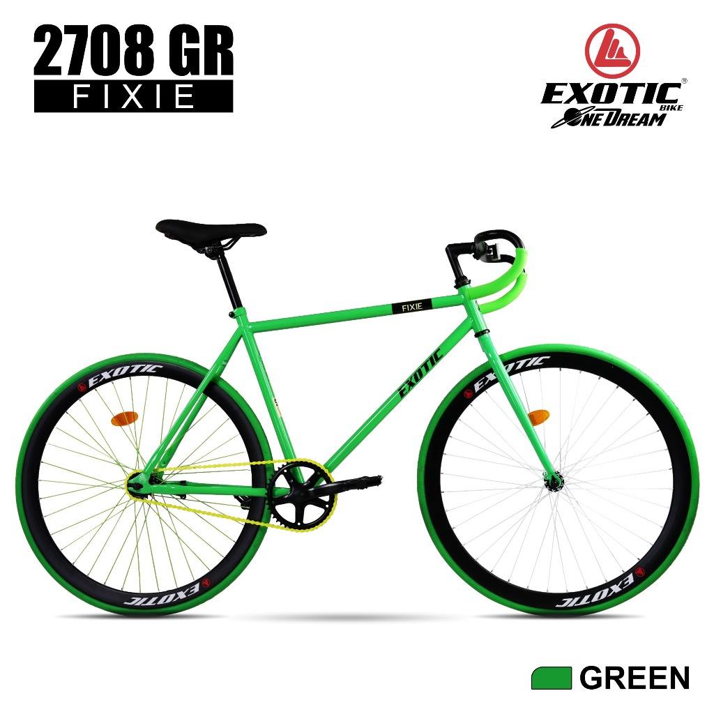 Jual Sepeda Fixie 2708GR by Exotic BIKE | Shopee Indonesia