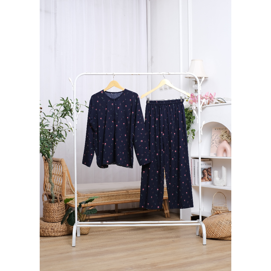 Jual oneset | pajamas | piyama | homewear | rayon premium | baju tidur ...