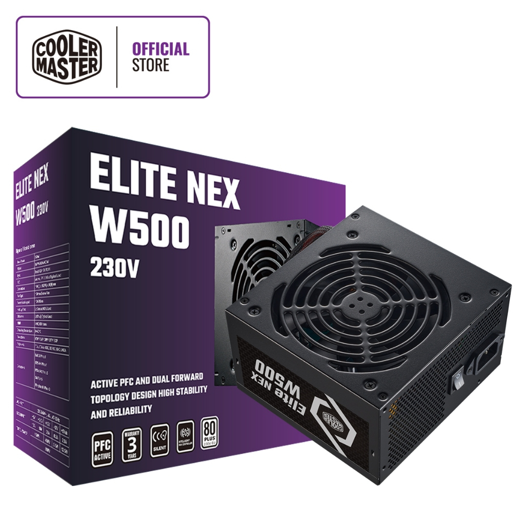 Jual Power Supply Cooler Master Elite Nex 500watt | Shopee Indonesia