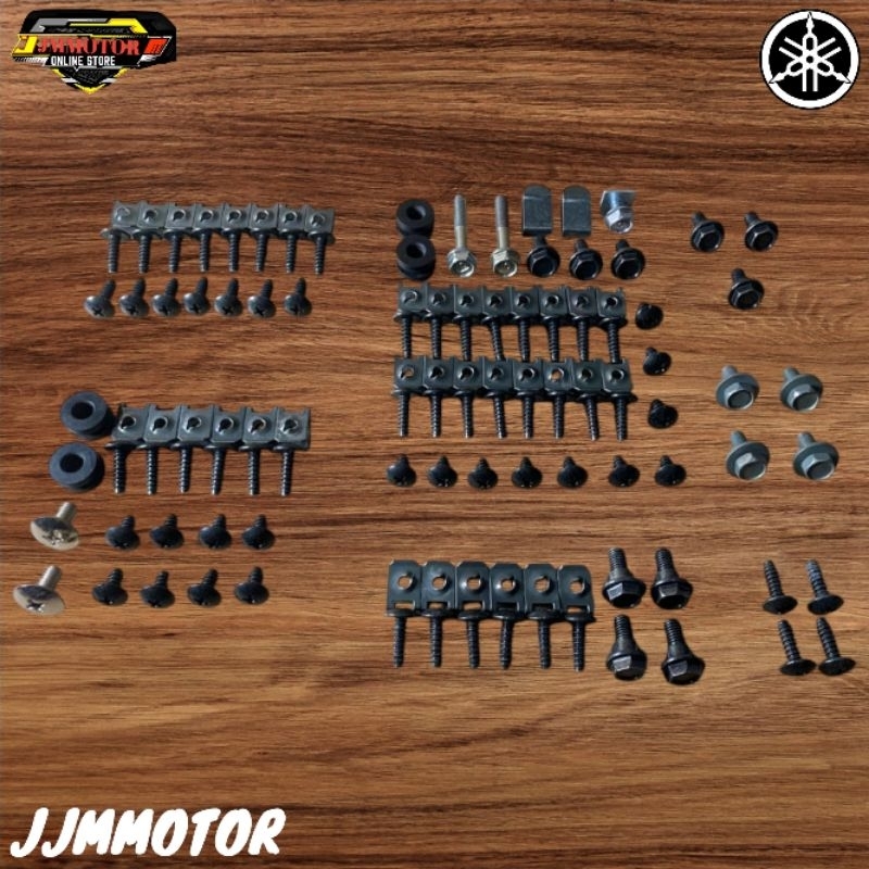 Jual Baut Body Lengkap Yamaha Xeon RC Fullset / Baut Lengkap Full Set ...