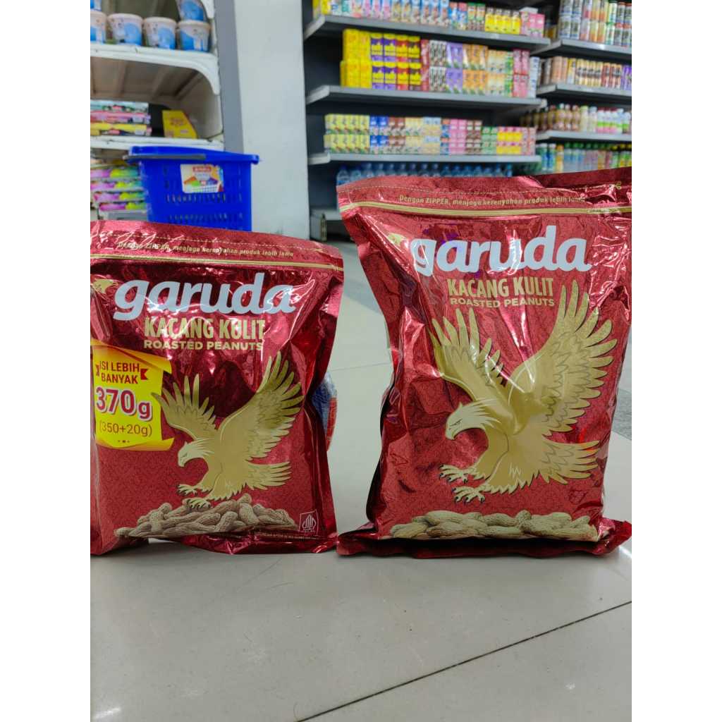Jual Garuda kacang kulit roasted peanuts 370g-750g | Shopee Indonesia