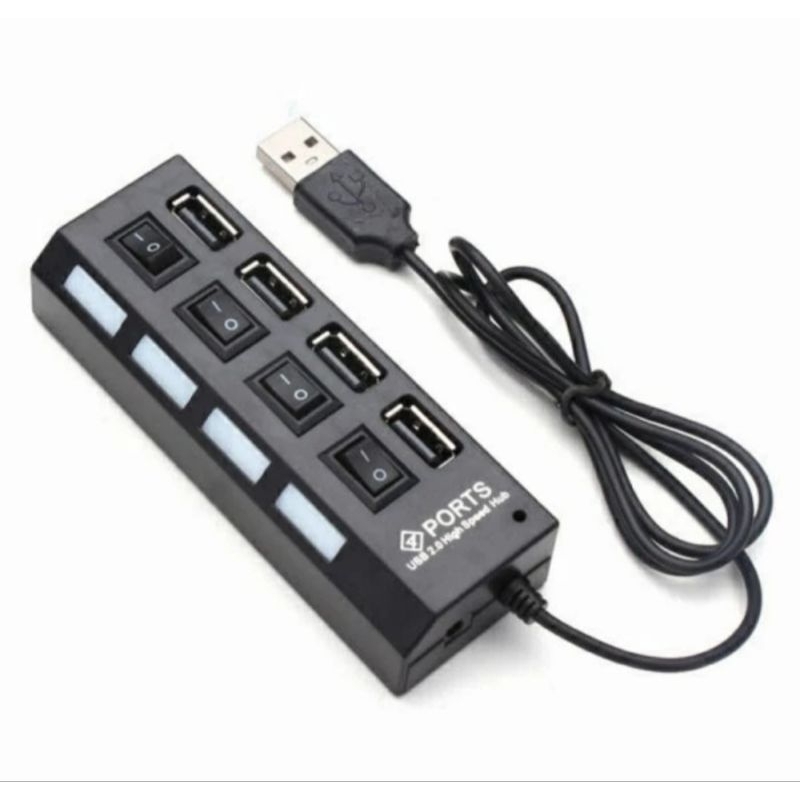 Jual USB HUB 4 PORTS ON/OF | Shopee Indonesia