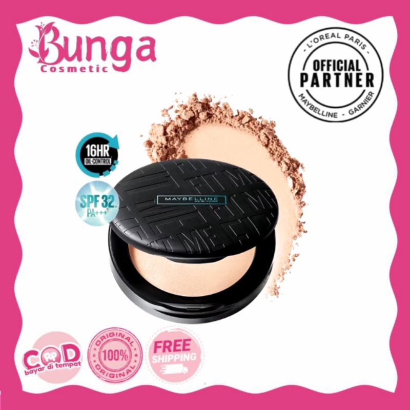 Jual Maybelline fit me Matte+poreless compact powder oil control ...
