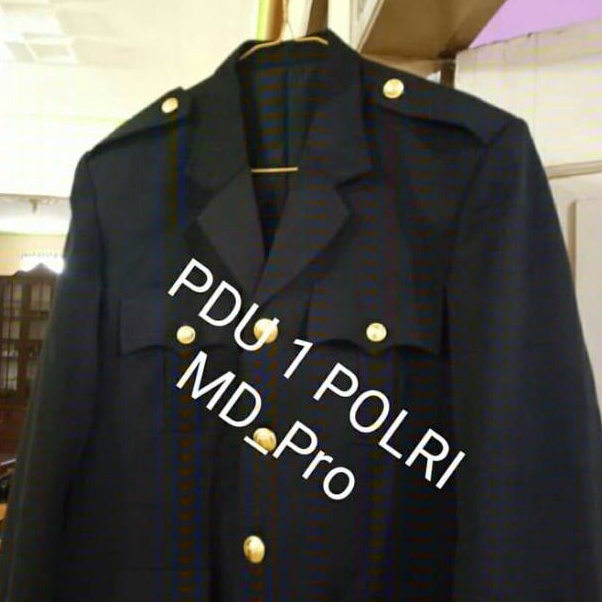 Jual KODE N3L SERAGAM POLISI TUXEDO JAS PDU 1 POLRI PAKAIAN DINAS ...