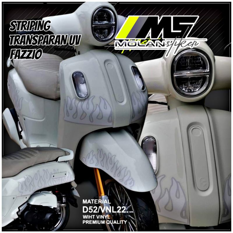 Jual Decal Sticker Striping Variasi Transparan Uv Fazzio Justin Bieber ...