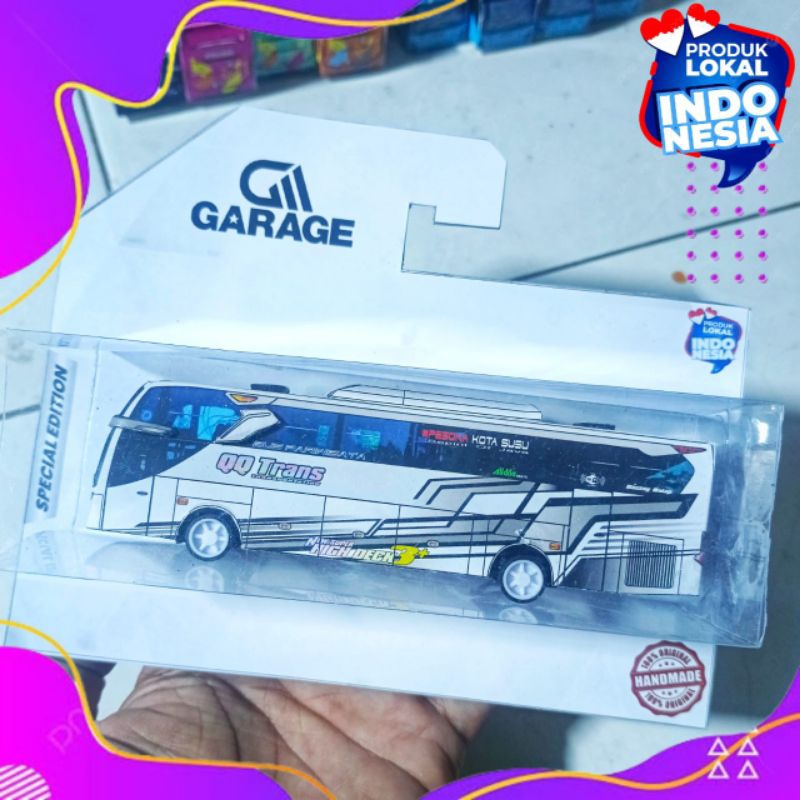 Jual MINIATUR BUS BASURI VOLTRON QQ TRANS JB3 SKALA 1/87 | WINSPECTOR ...