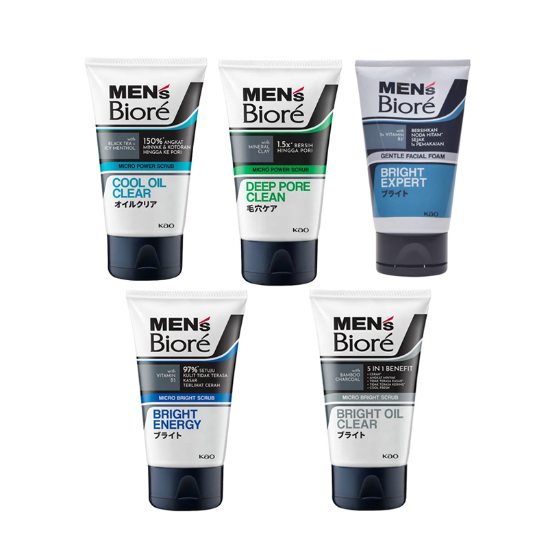 Jual Biore Men Facial Foam 100gr - All Variant | Shopee Indonesia