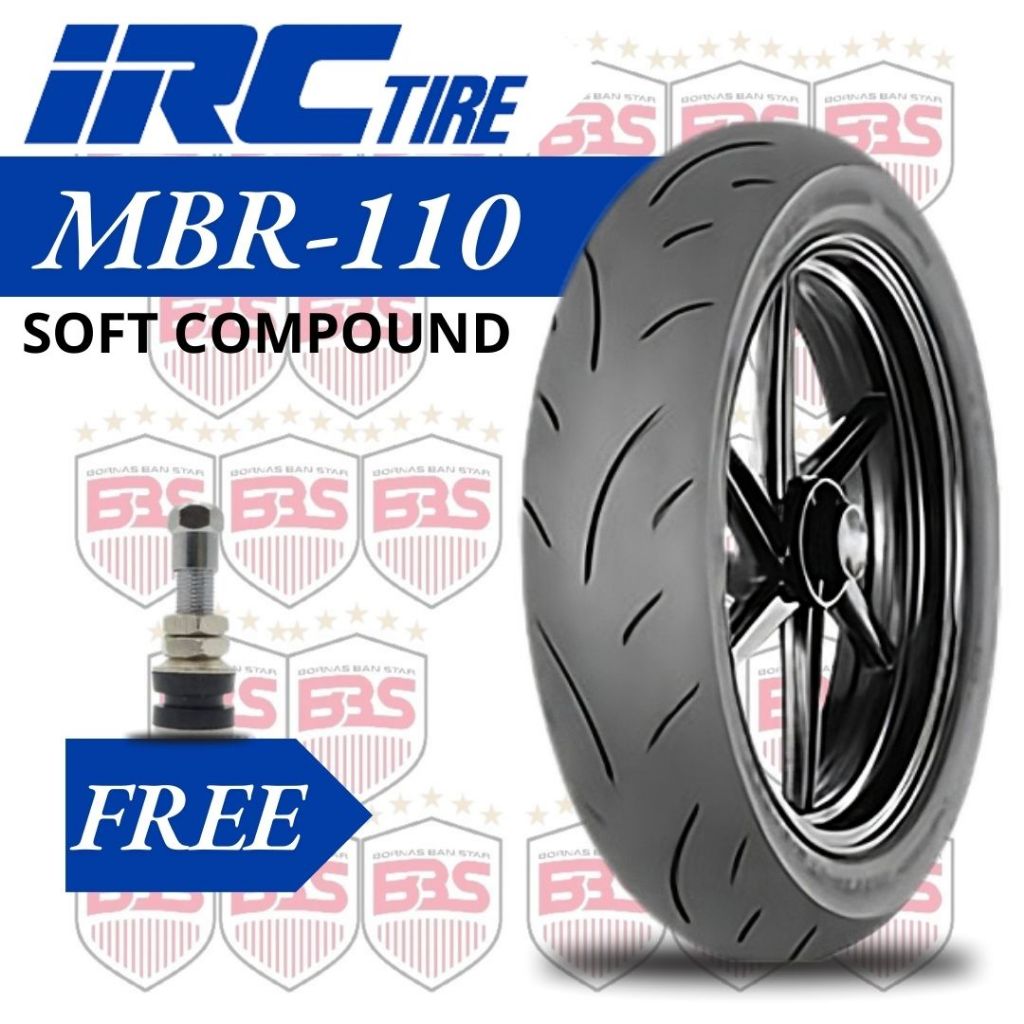 Jual (SOFT COMPOUND) BAN MOTOR RING 17 IRC MBR-110 90/80 110/70 120/70 ...