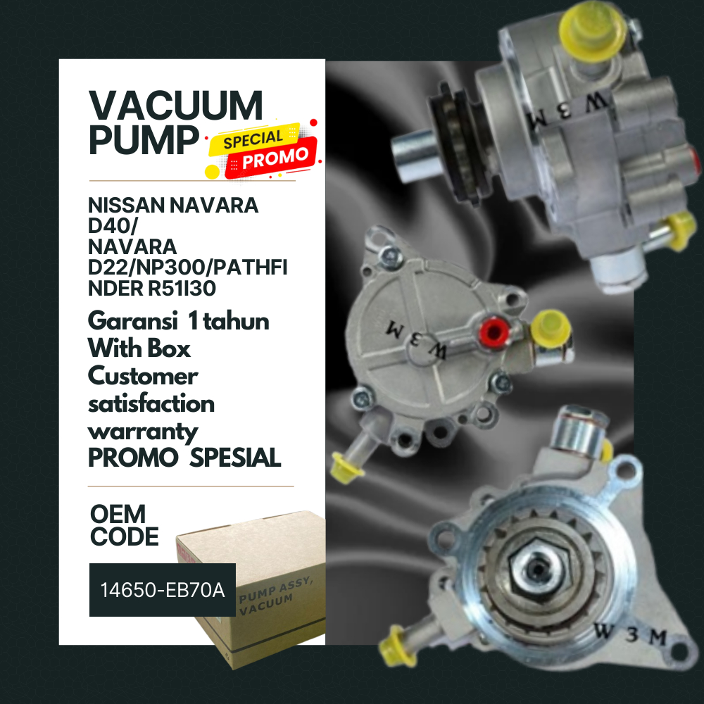 Jual VACUUM PUMP POMPA BLOWER ALTERNATOR NISSAN NAVARA D40/ NAVARA D22 ...