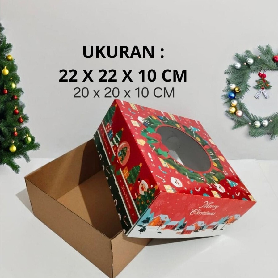 Jual Box X'mas Corrugated Tinggi 10 Cm | Shopee Indonesia