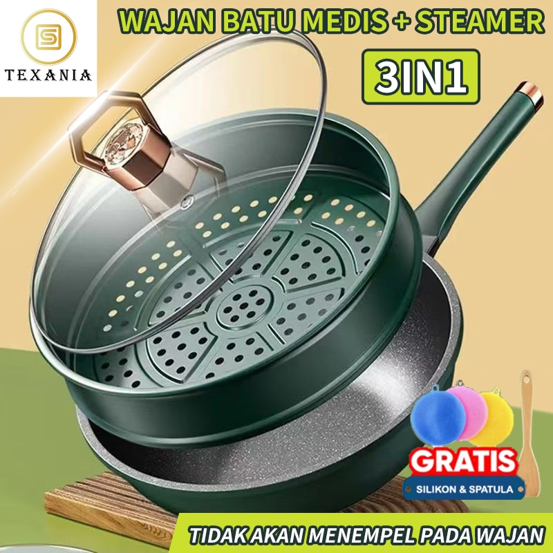 Jual TEXANIA Panci Kukus PREMIUM Super Tebal / Panci Kukus Serbaguna ...