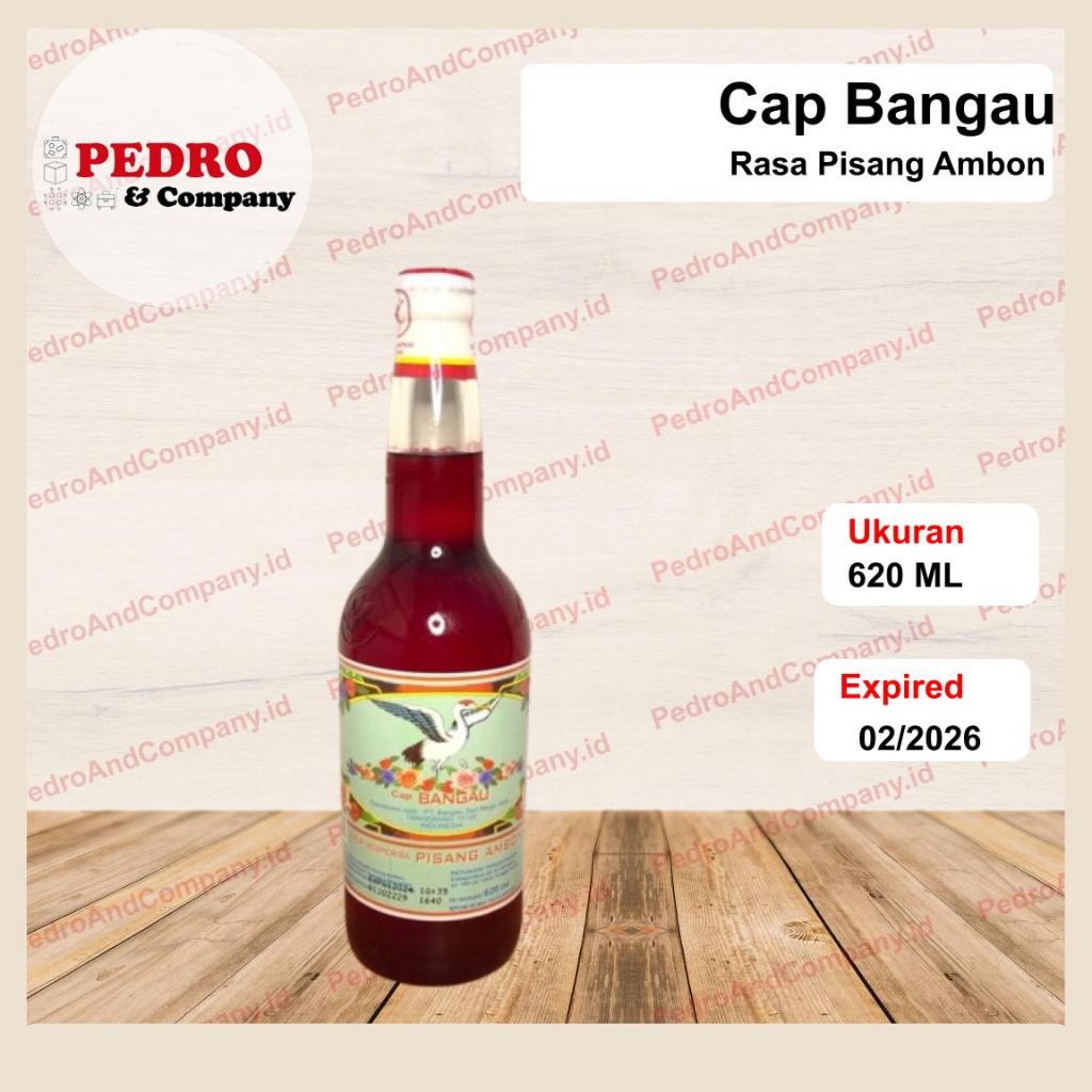 Jual Sirup cap bangau rasa PISANG AMBON 620 ml - syrup berperisa merah ...