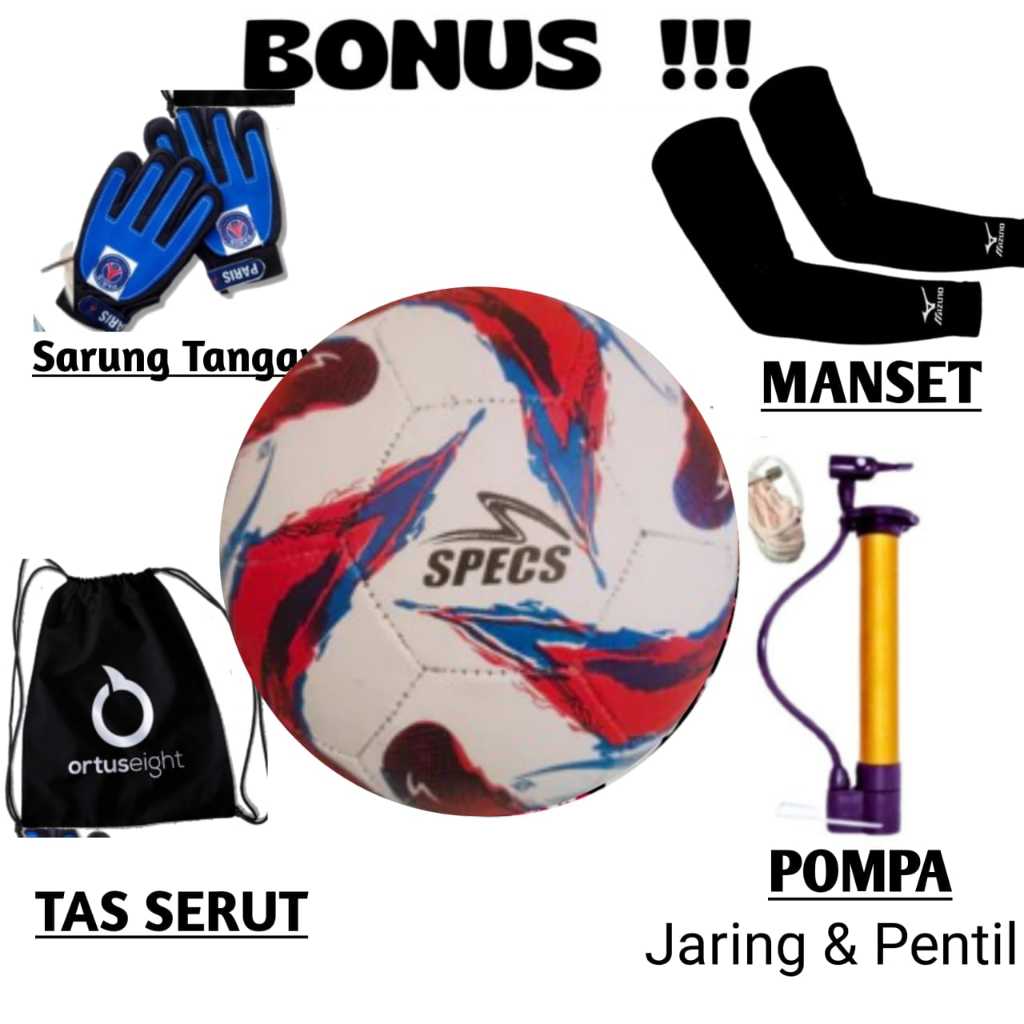 Jual Bola Sepak Size 5 Bola Kaki Size 5 Anak Bonus Pompa Pentil Dan ...