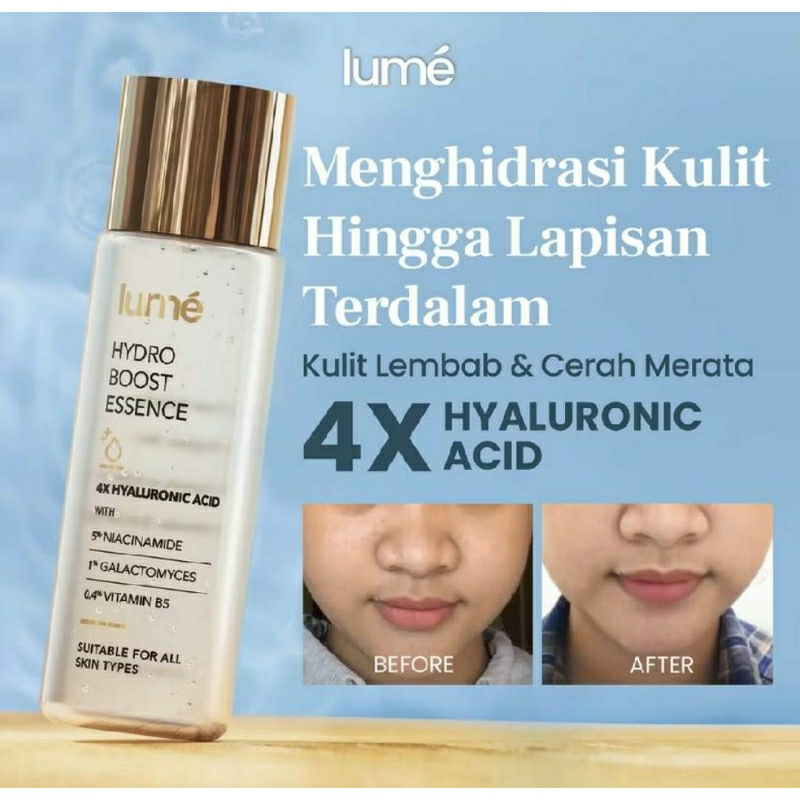 Jual LUME Hydro Boost Essence Skincare Mengangkat Minyak Merawat Kulit ...