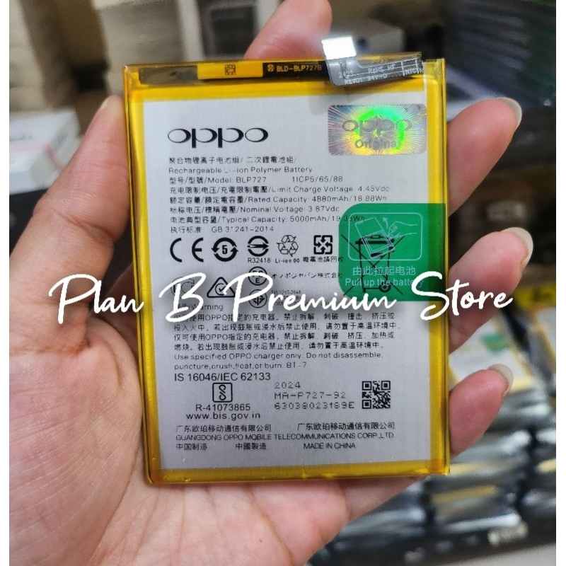 Jual Baterai Batre Battery HP OPPO A5 2020 CPH1931 CPH1933 ORIGINAL 100 ...