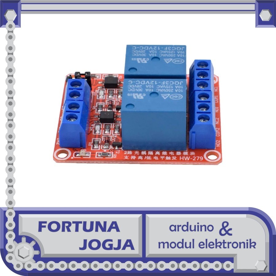 Jual Modul Relay 2 Channel 24V Hi-Lo Input Optocoupler | Shopee Indonesia