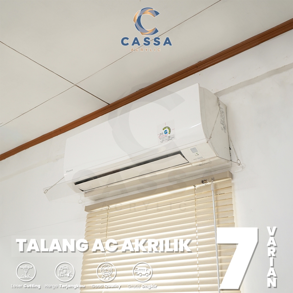 Jual Talang AC Penahan Angin Reflektor AC Akrilik | Shopee Indonesia