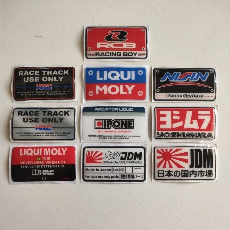 Jual Stiker Timbul Hugger & Sensor Mesin Vario / Beat New Variasi HRC ...