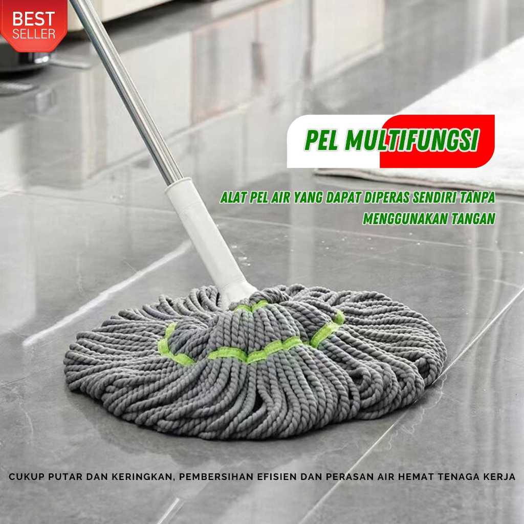 Jual Pel Putar Otomatis Pembersih Lantai Twist Mop Pemeras Otomatis ...