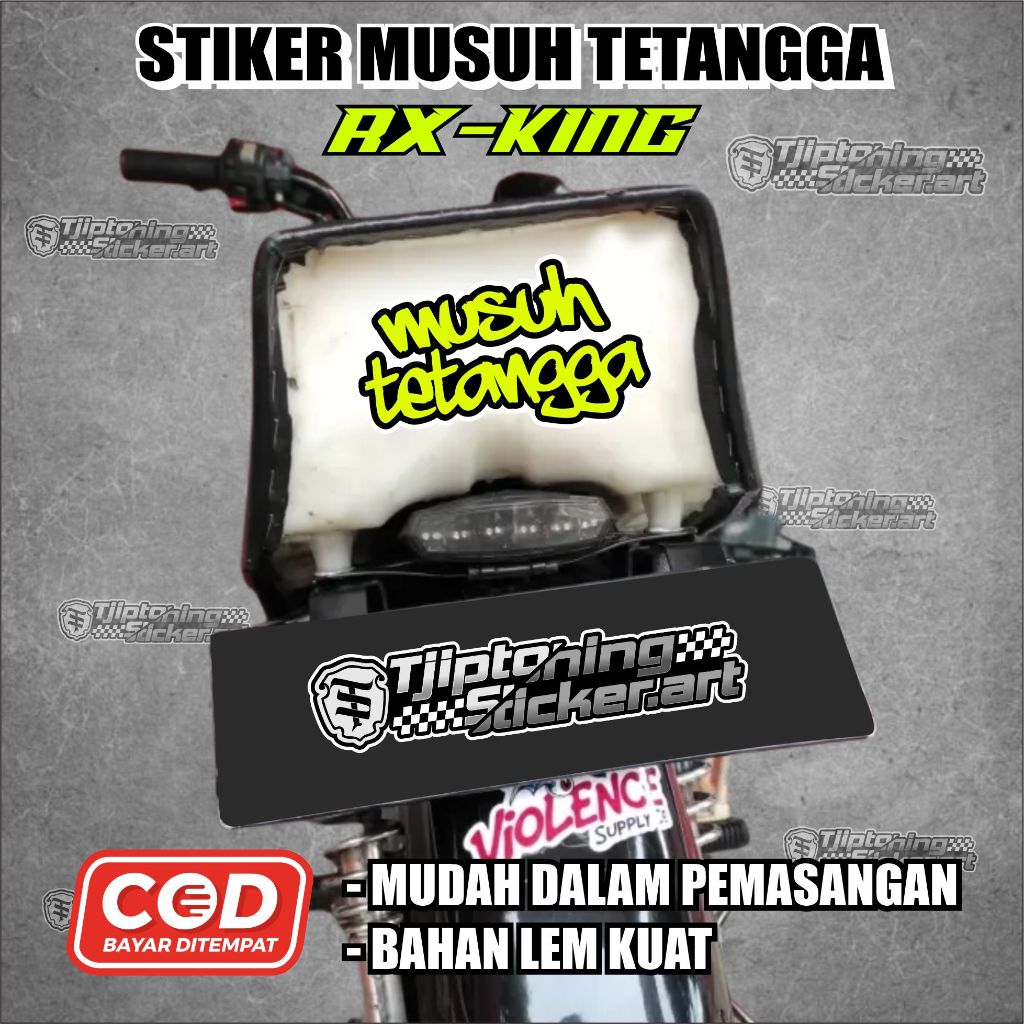 Jual stiker viral stiker musuh tetangga stiker tulisan rxking | Shopee ... Jual stiker viral stiker musuh tetangga stiker tulisan rxking | Shopee ...