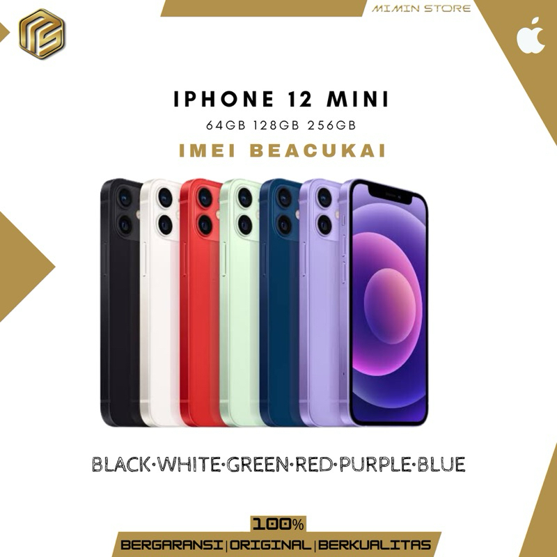 Jual iPhone 12 mini IMEI TERDAFTAR 64GB/128GB/256GB second normal mulus likenew | Shopee Indonesia
