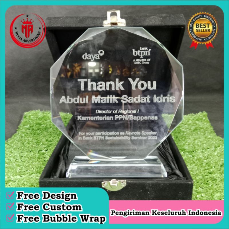Jual Crystal Diamond | Plakat Crystal | Plakat Crystal Diamond ...