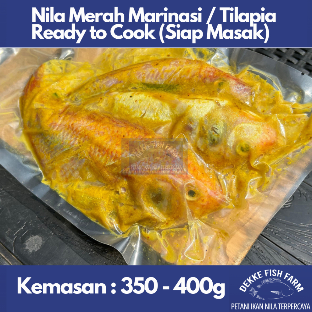 Jual Ikan Nila Merah Marinasi Bumbu Kuning / Marinated Red Tilapia ...