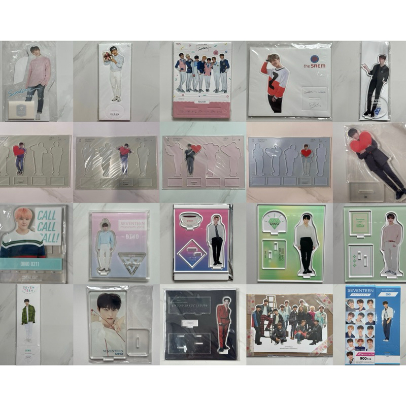 Jual SEVENTEEN SVT OFFICIAL MD ACRYLIC PAPER STANDEE MEMO DINO S.COUPS ...