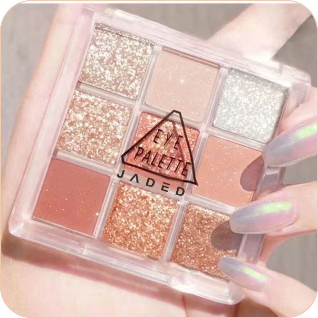 Jual Pulas Perona Mata Jaded Korean Eyeshadow 9 Warna Palette Gliter ...