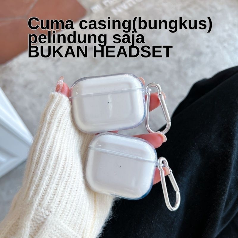 Jual BUKAN HEADSET Case AirPods Gen 3 1 2 Pro 2 Bening Casing Clear ...